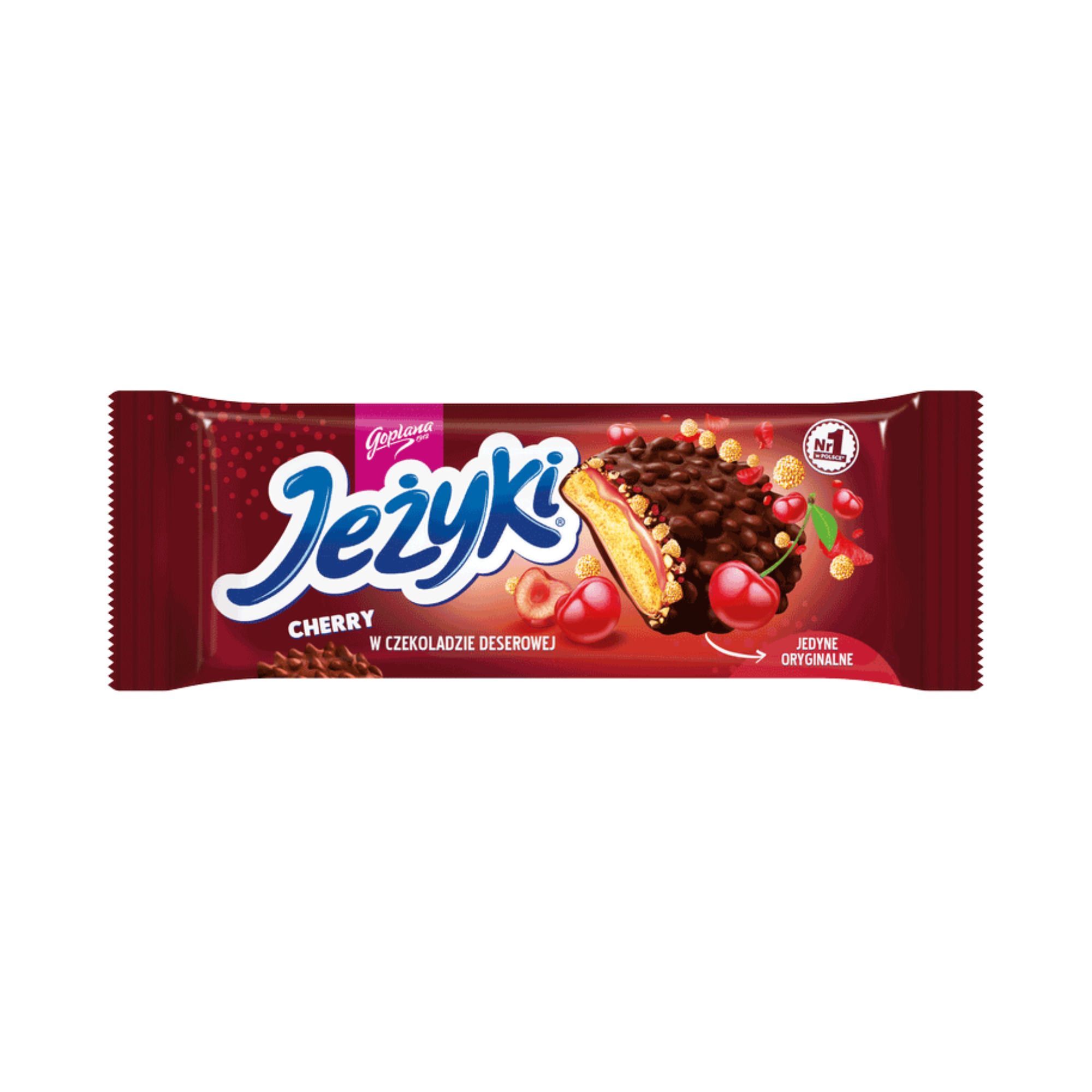 GOPLANA Jezyki Cookies with Filling Dark Cherry, 140g – Borsch and Beyond